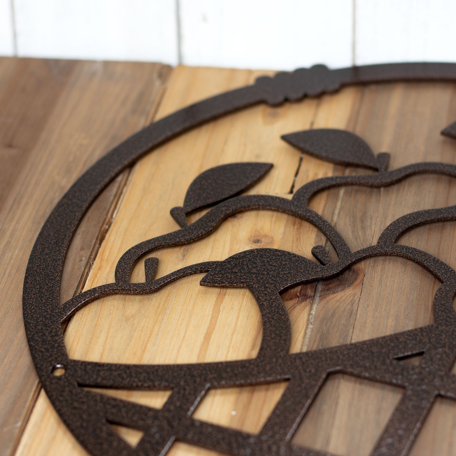 Apple Kitchen Decor, Metal Wall Art, Kitchen Signs, Rustic Home Decor ...