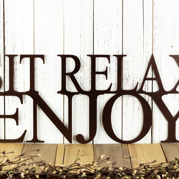 Relax Sign - Etsy