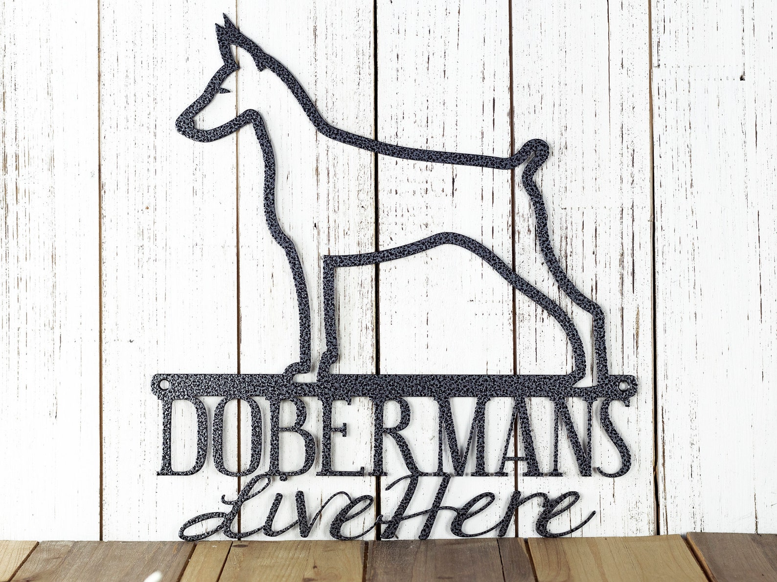 Doberman Metal Wall Art Doberman Pinscher Metal Sign Dog | Etsy
