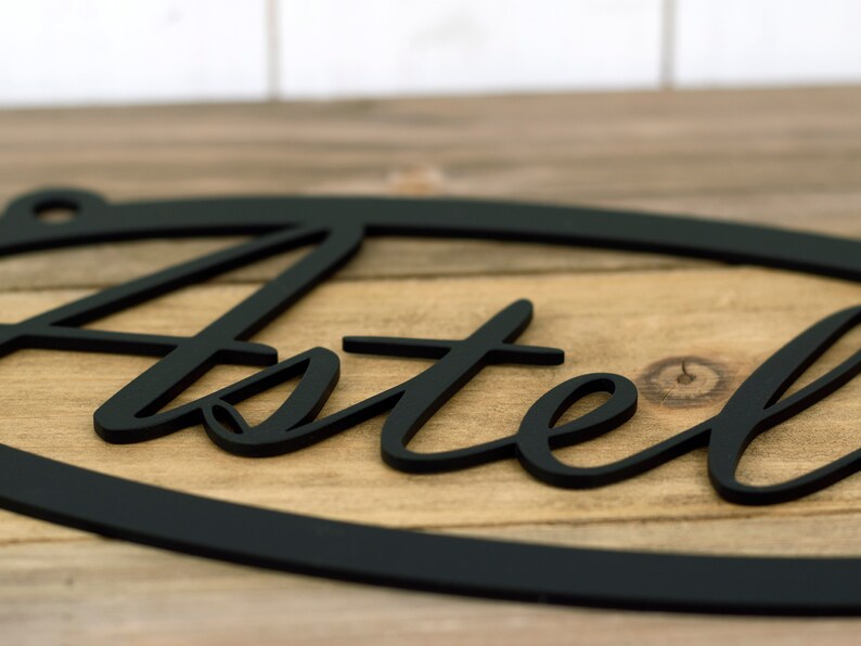 Custom Name Sign Metal Name Sign Personalized Sign Metal - Etsy