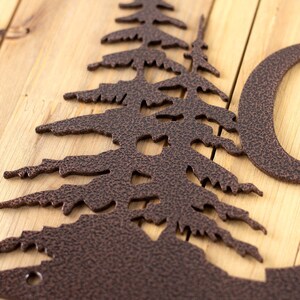 House Number Sign, Outdoor Metal Address Plaque, Lake House Sign ...