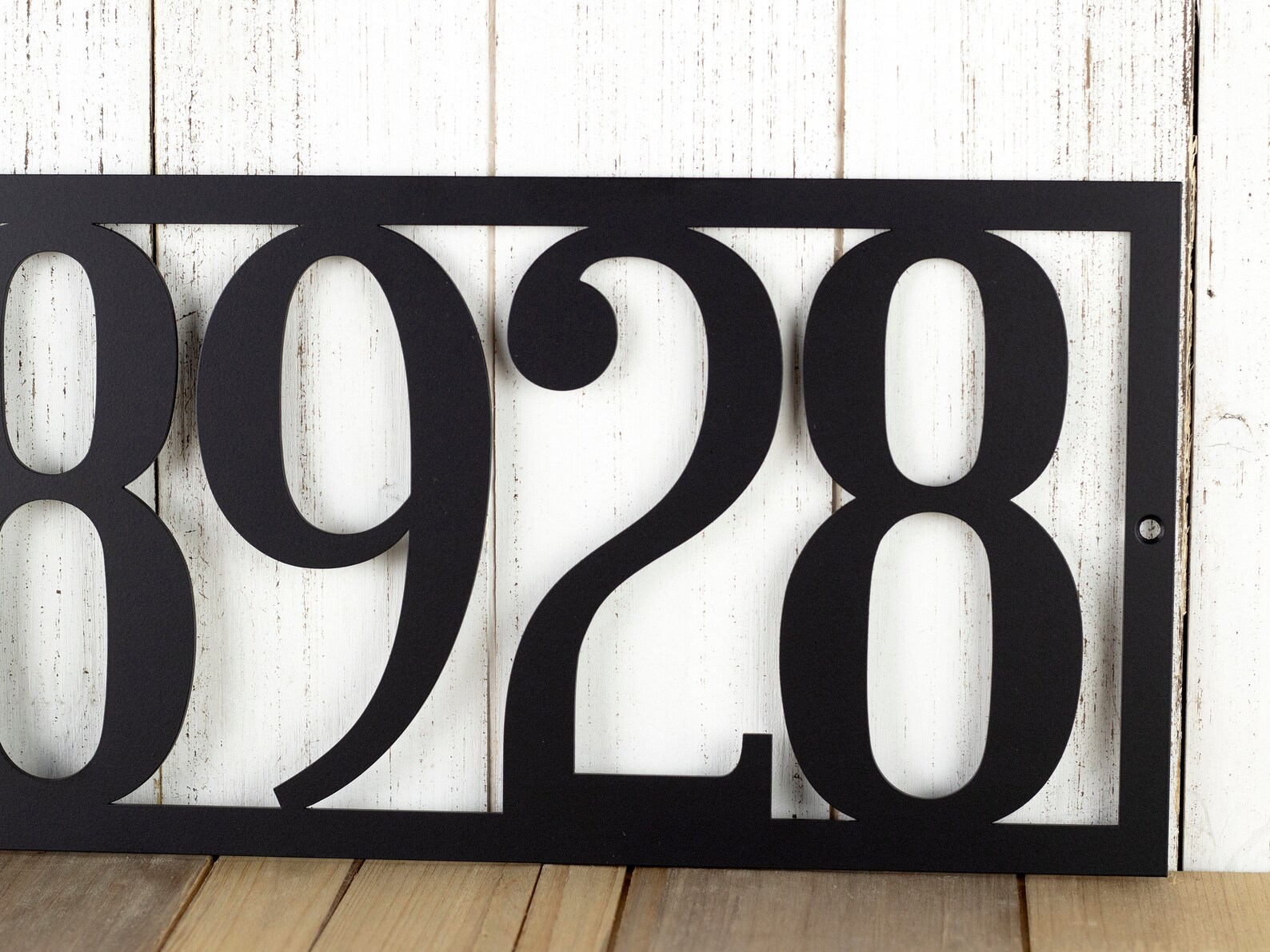 Rustic House Numbers Custom Metal Sign Farmhouse Decor - Etsy