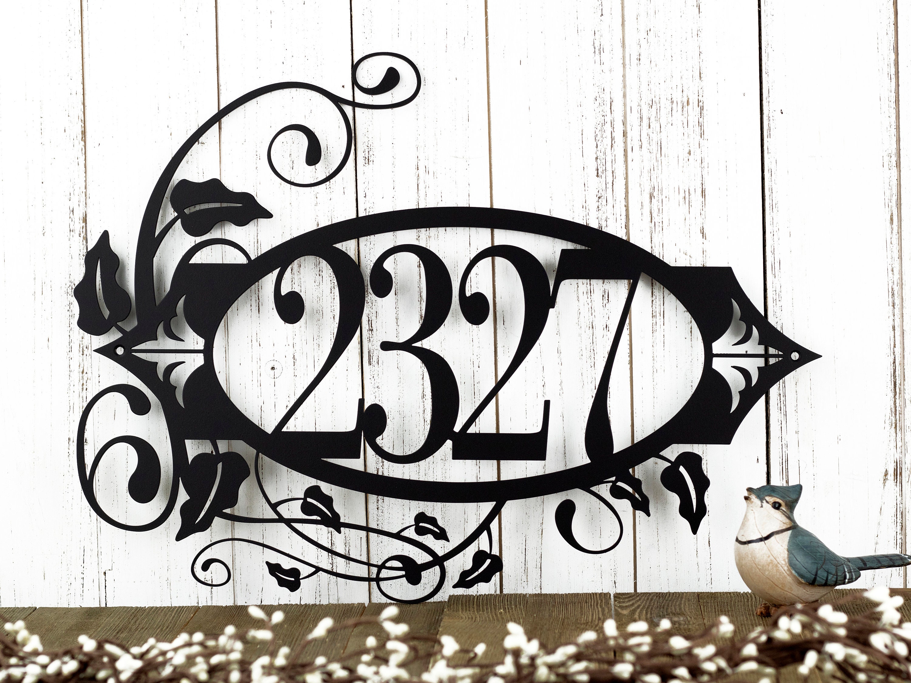 House Number Metal Sign Address Sign Address Plaque - Etsy