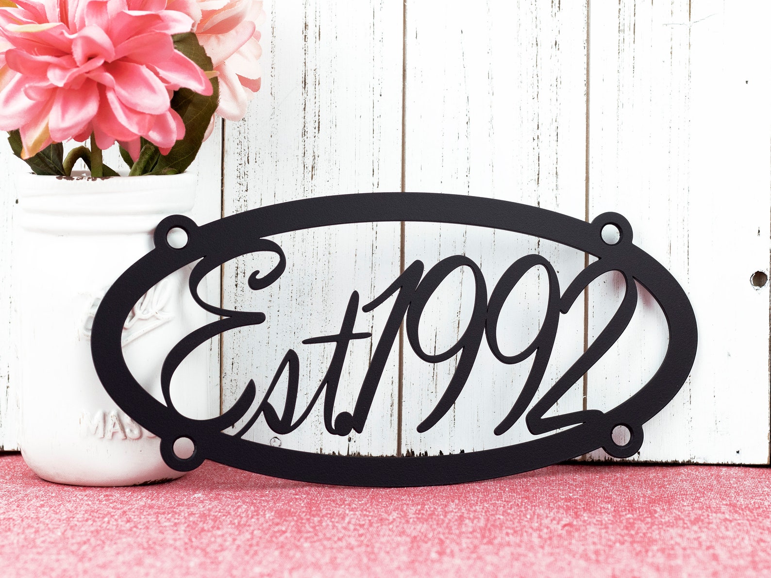 Established Sign for House Metal Sign Personalized Outdoor | Etsy