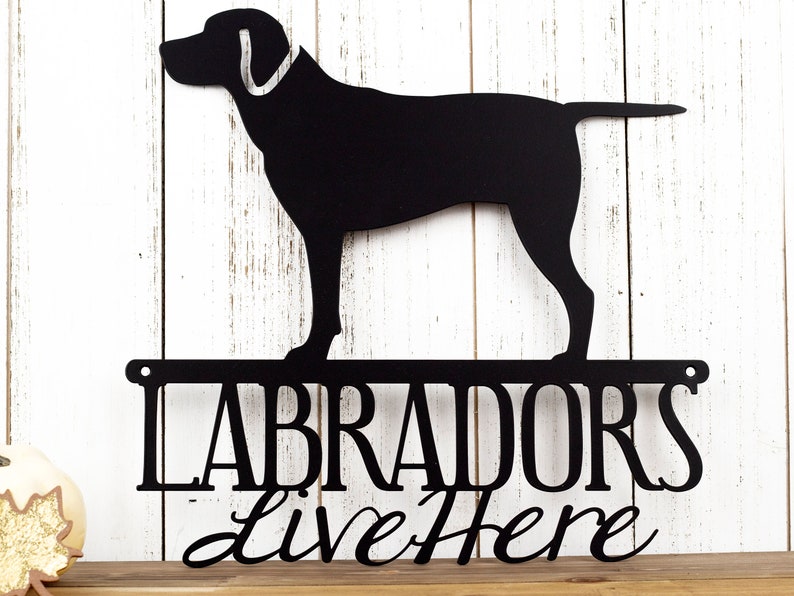 Labrador Metal Wall Art Lab Labrador Retriever Metal | Etsy
