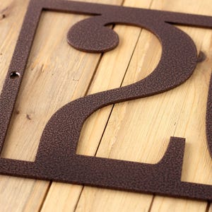 Rustic House Numbers, Custom Metal Sign, Farmhouse Decor, Housewarming ...