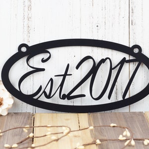 Custom Welcome Home Established Sign Personalized Sign | Etsy