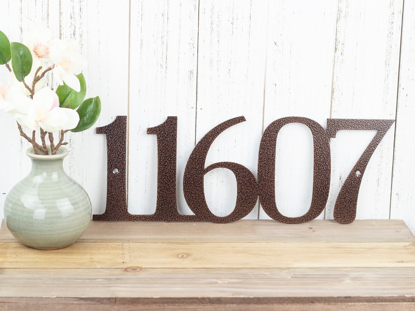 Metal House Number Custom Metal Sign House Numbers Sign | Etsy