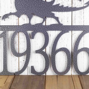 Dragon House Numbers Sign Metal Sign Personalized Outdoor - Etsy