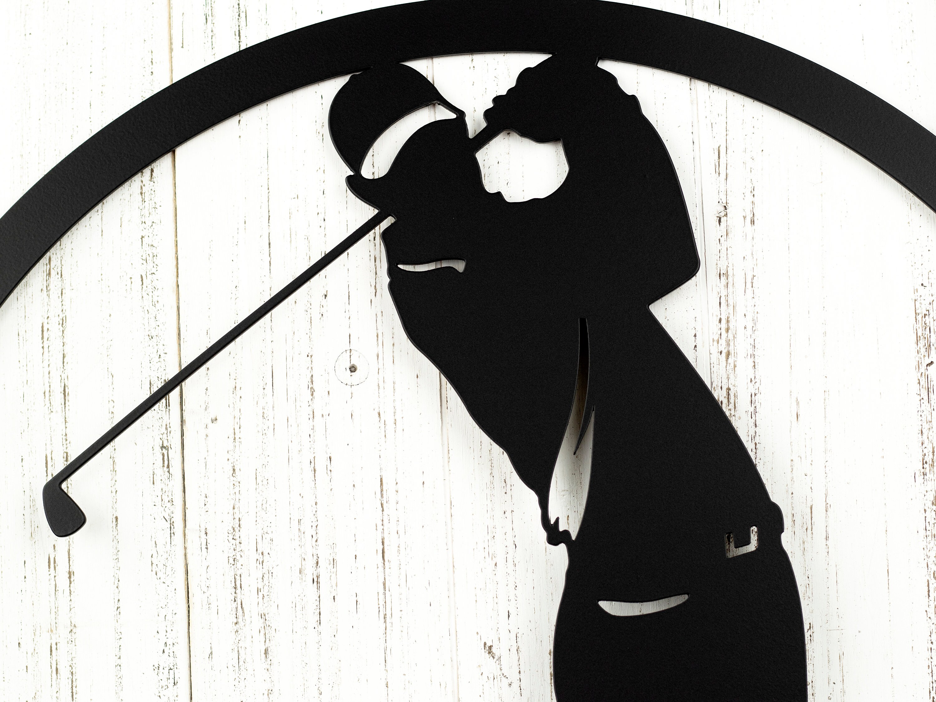 Golfer Metal Wall Art Golfer Gift Golf Gift Metal Wall - Etsy