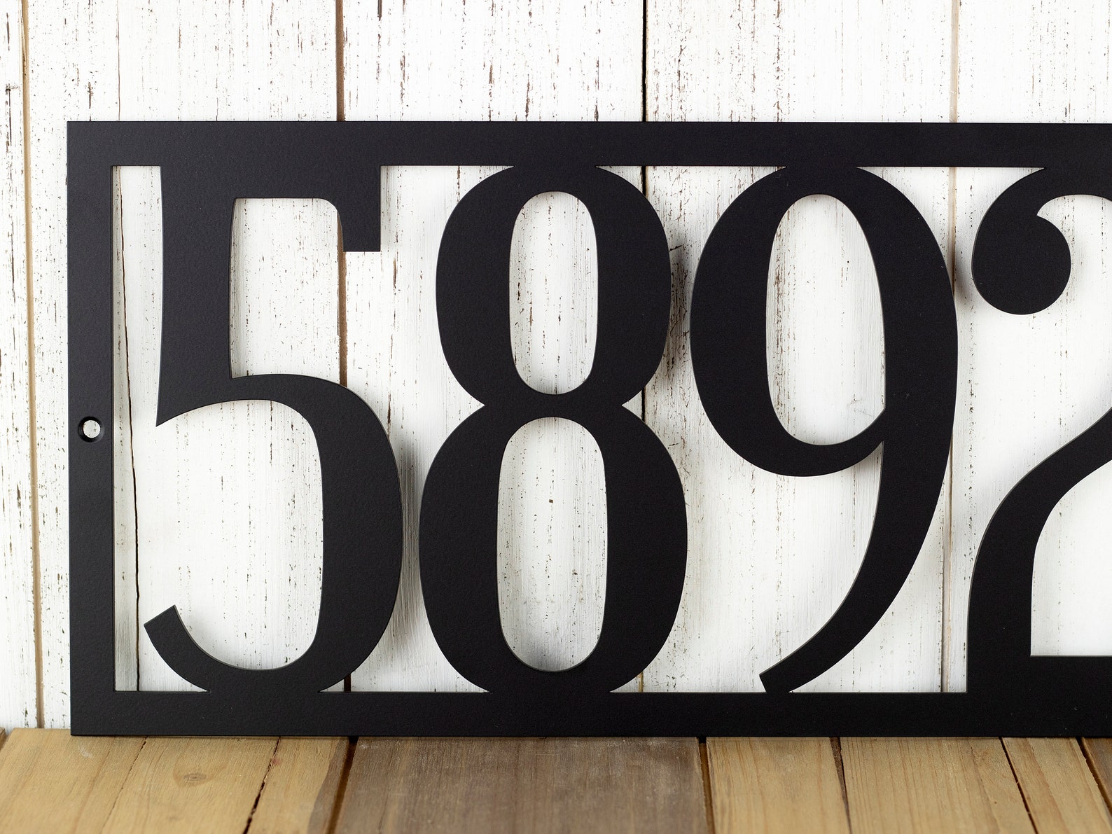 Rustic House Numbers Custom Metal Sign Farmhouse Decor - Etsy