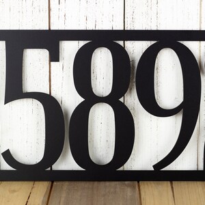 Rustic House Numbers Custom Metal Sign Farmhouse Decor - Etsy