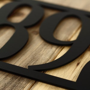 Rustic House Numbers Custom Metal Sign Farmhouse Decor - Etsy