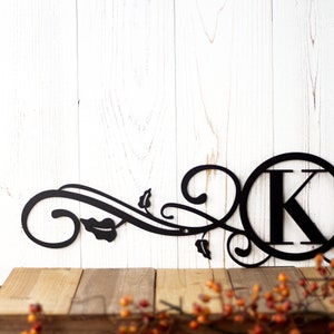 Monogram Metal Sign, Custom Sign, Monogrammed Sign, Wedding Gift ...