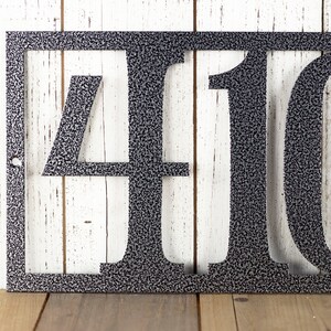 Rustic House Numbers Custom Metal Sign Farmhouse Decor - Etsy