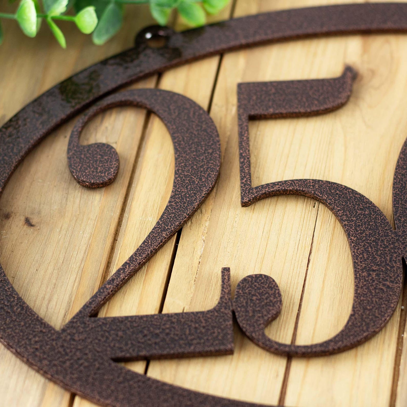 5 Inch House Numbers, Address Sign Yard, Metal Sign Personalized ...