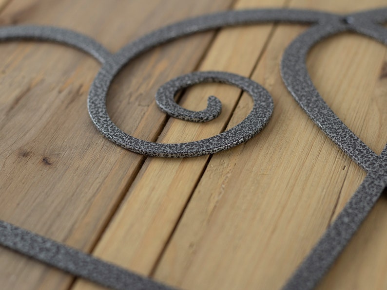 Heart Metal Wall Art Metal Sign Valentines Hearts Metal | Etsy