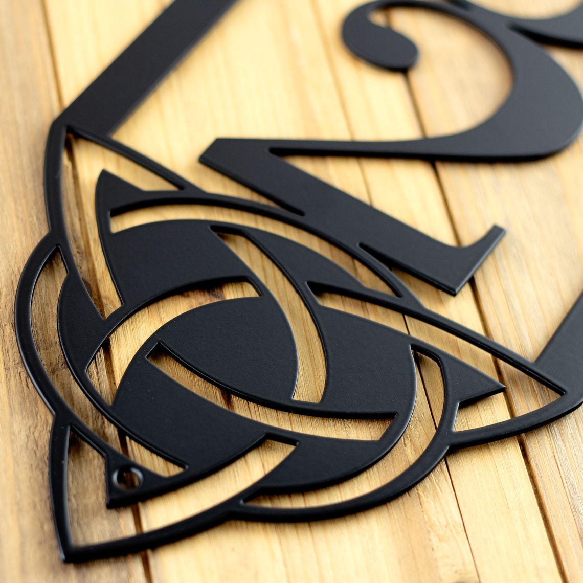 Celtic Knot Vertical House Number Sign, Metal Sign, Custom Metal Sign ...
