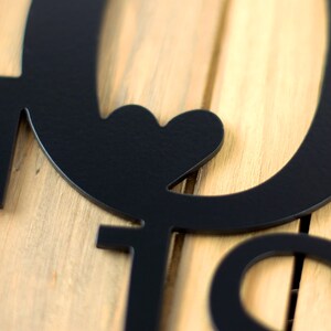 Metal Love Sign, Love Quote Metal Wall Art, Inspirational Quotes, Love ...