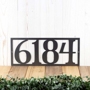 Rustic House Numbers, Custom Metal Sign, Farmhouse Decor, Housewarming ...