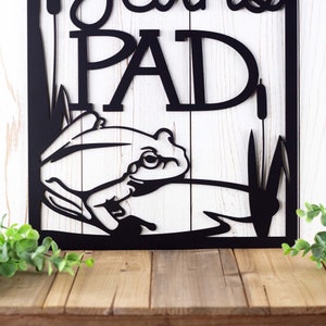 Garden Signs Personalized, Metal Sign Outdoors, Frog Decoration ...