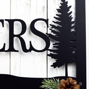 Rustic Family Name Metal Sign Metal Wall Art Rustic Decor - Etsy