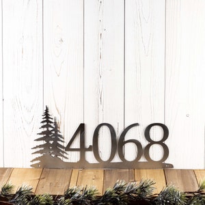 House Numbers Sign, Metal Sign Personalized Outdoor, Address Signs for ...