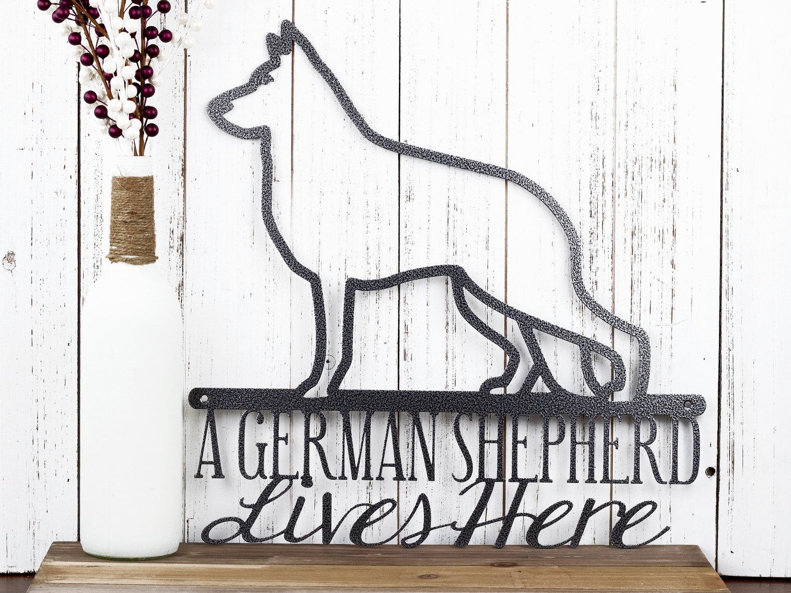 German Shepherd Metal Wall Art Metal Sign Dog Sign Dog - Etsy