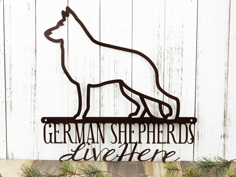 German Shepherd Metal Wall Art Metal Sign Dog Sign Dog - Etsy