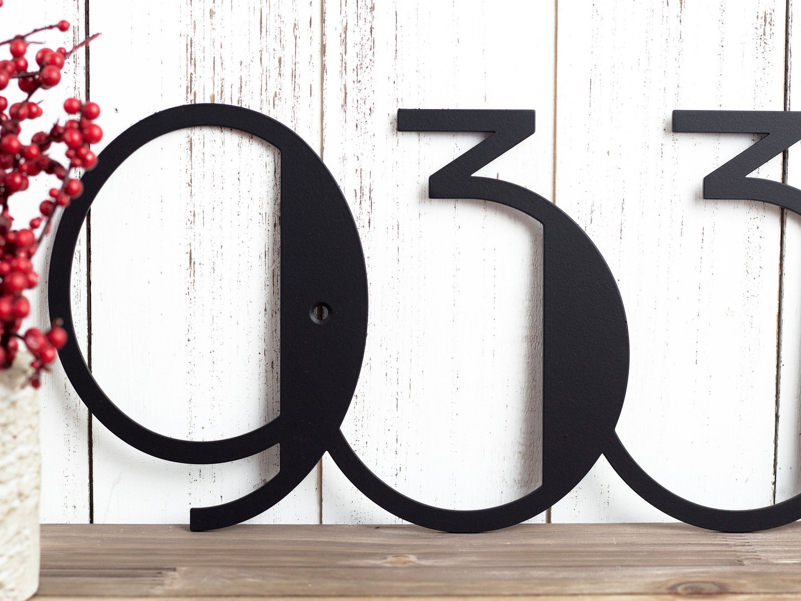 Modern House Numbers Sign Metal House Number Custom Metal - Etsy