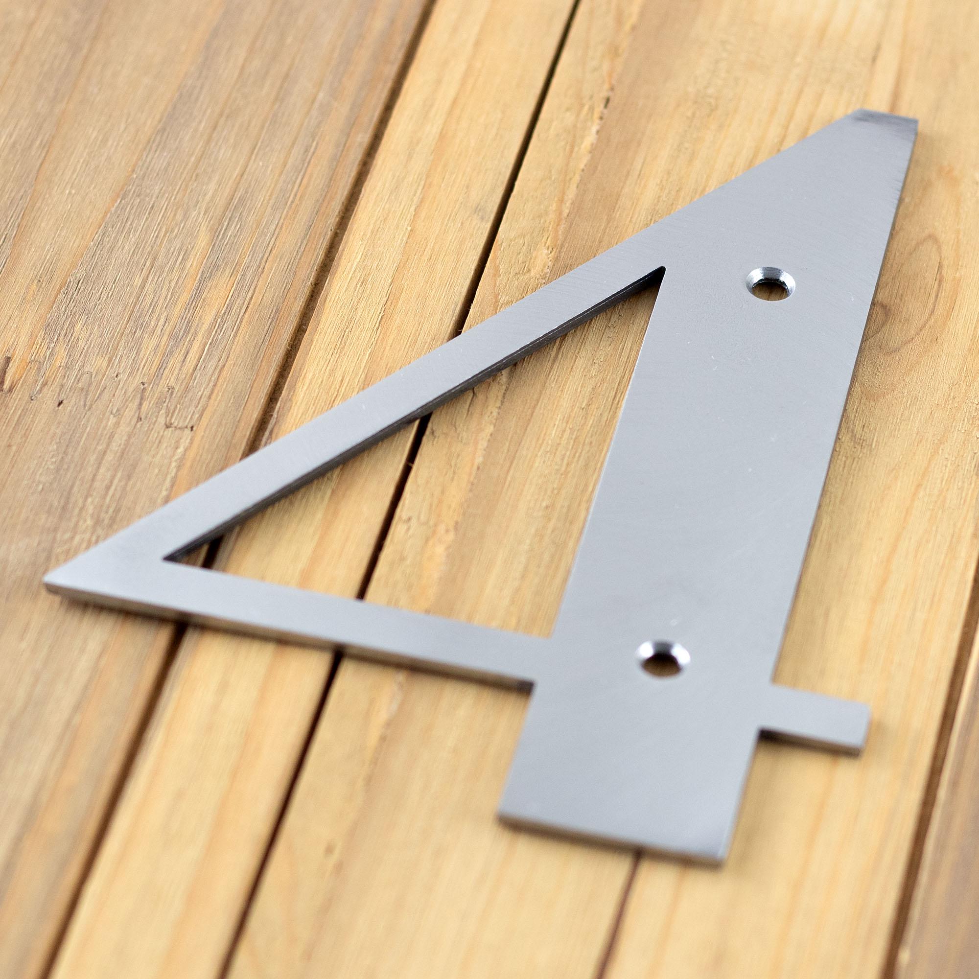 Modern Numbers House, Metal Sign Personalized Outdoor, Deco House ...