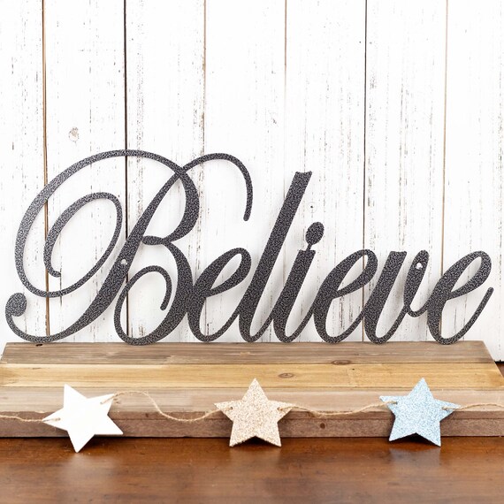 Believe Sign Wall