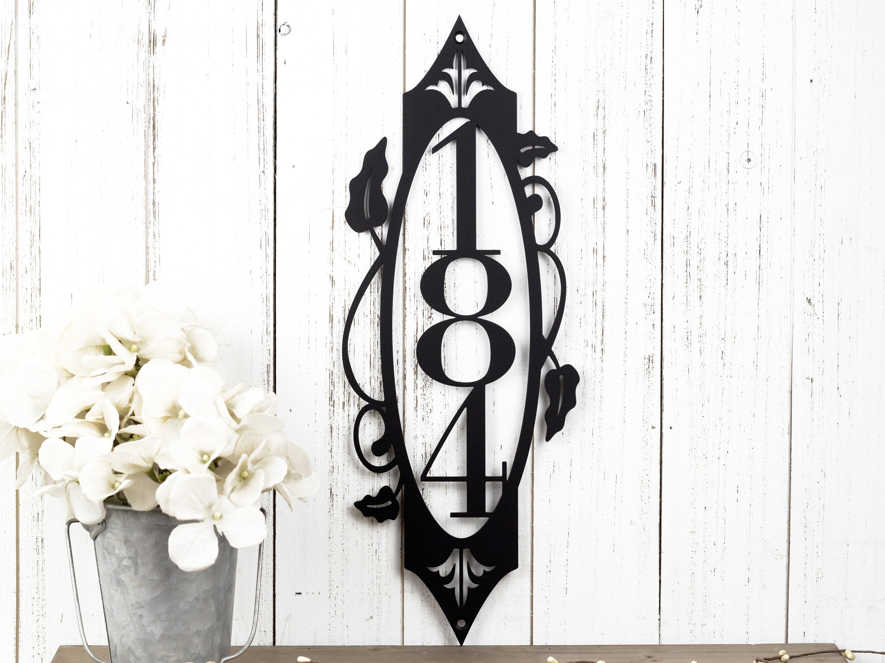Custom Address Sign Metal With Personalized House Numbers | Etsy