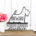 Scottish Terrier Sign Scottie Dog Sign Metal Wall Art - Etsy