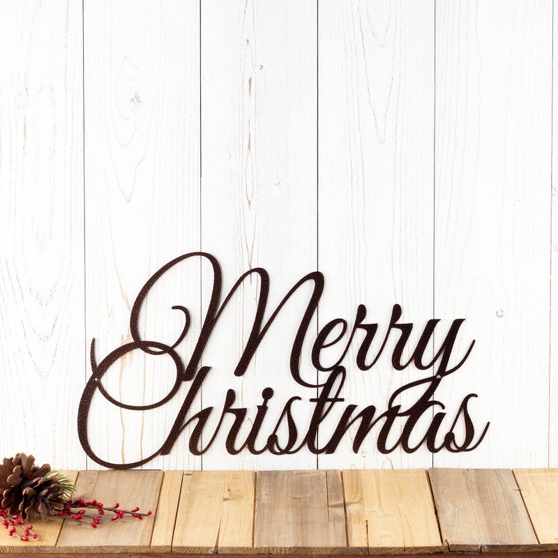 Christmas Metal Art - Etsy