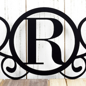 Monogram Metal Sign Custom Sign Monogrammed Sign Wedding - Etsy