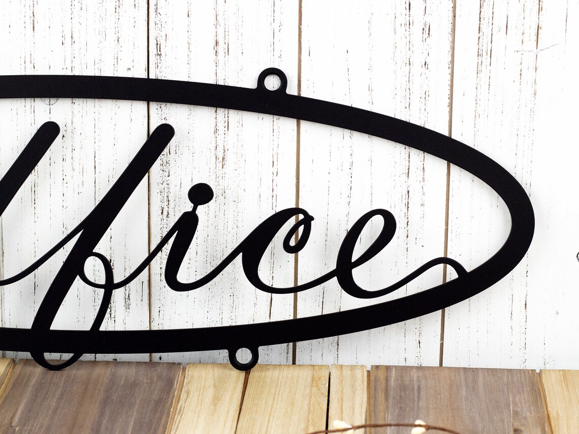 Office Metal Sign Office Decor Shop Sign Business Sign - Etsy