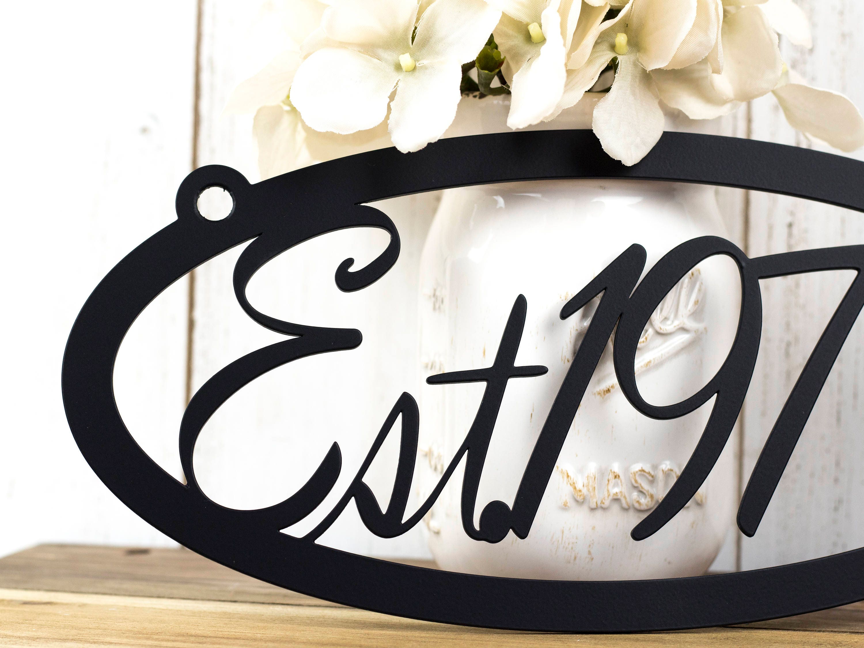 Established Sign Metal Sign Family Established | Etsy