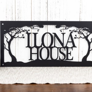 Laser Cut Name Sign Custom Family Name Sign Custom Metal - Etsy