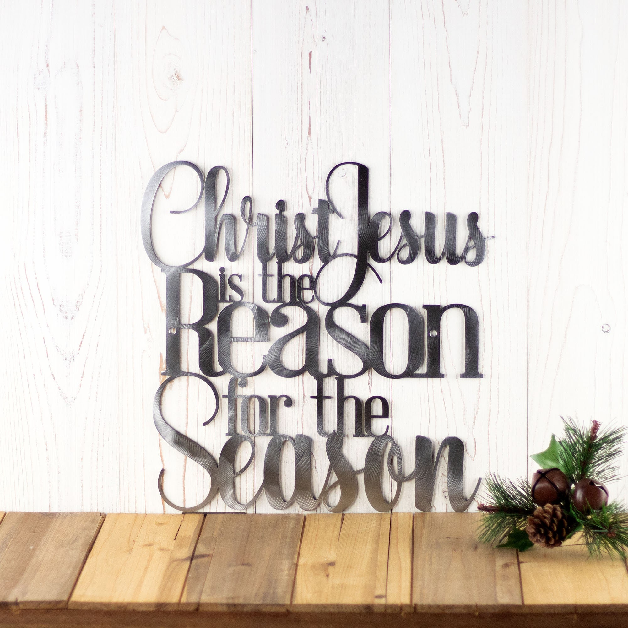 Christ Jesus is the Reason for the Season Metal Sign, Religious ...