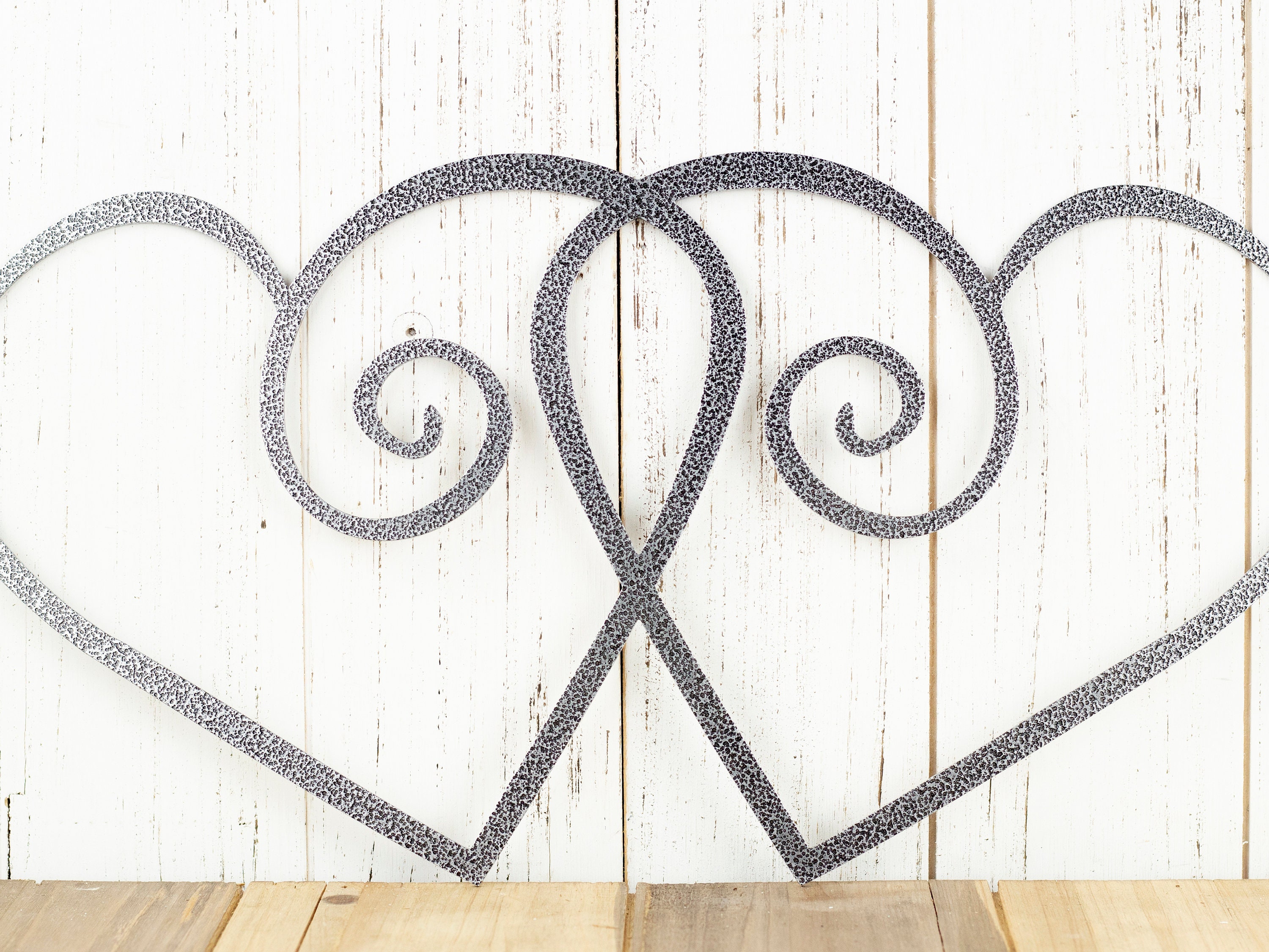 Heart Metal Wall Art Metal Sign Valentines Hearts Metal | Etsy