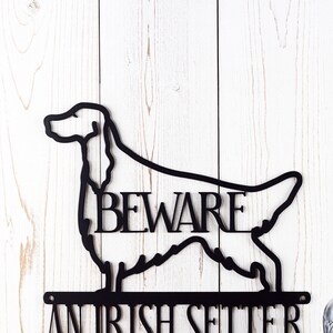 Irish Setter Metal Wall Art, Red Setter, Dog Sign, Metal Sign, Metal ...