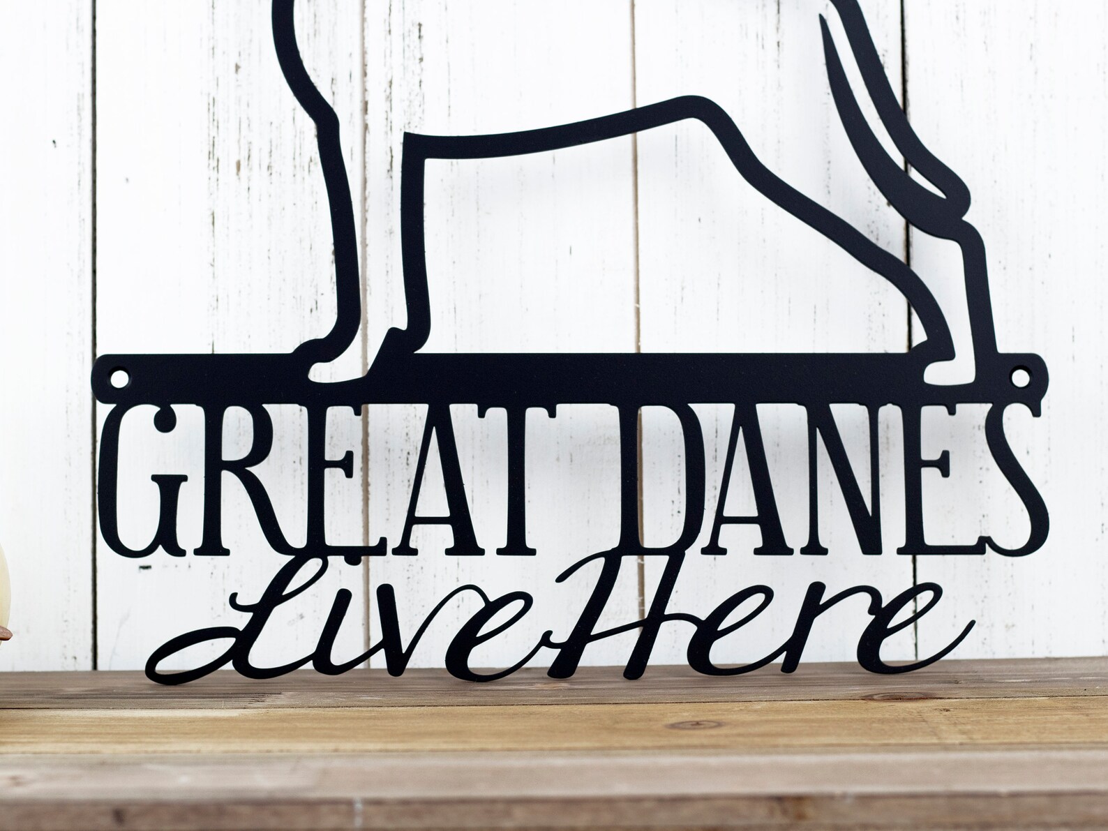 Great Dane Metal Wall Art Metal Sign Outdoor Sign Dog - Etsy