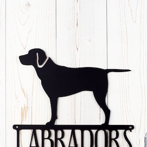 Labrador Metal Wall Art, Lab, Labrador Retriever, Metal Sign, Outdoor ...