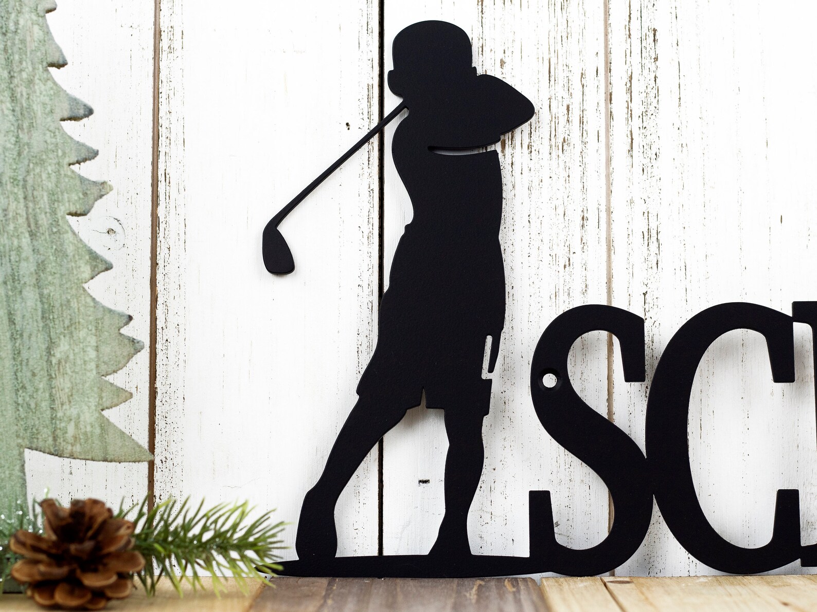 Personalized Golf Name Sign Boy Golfer Metal Wall Art | Etsy