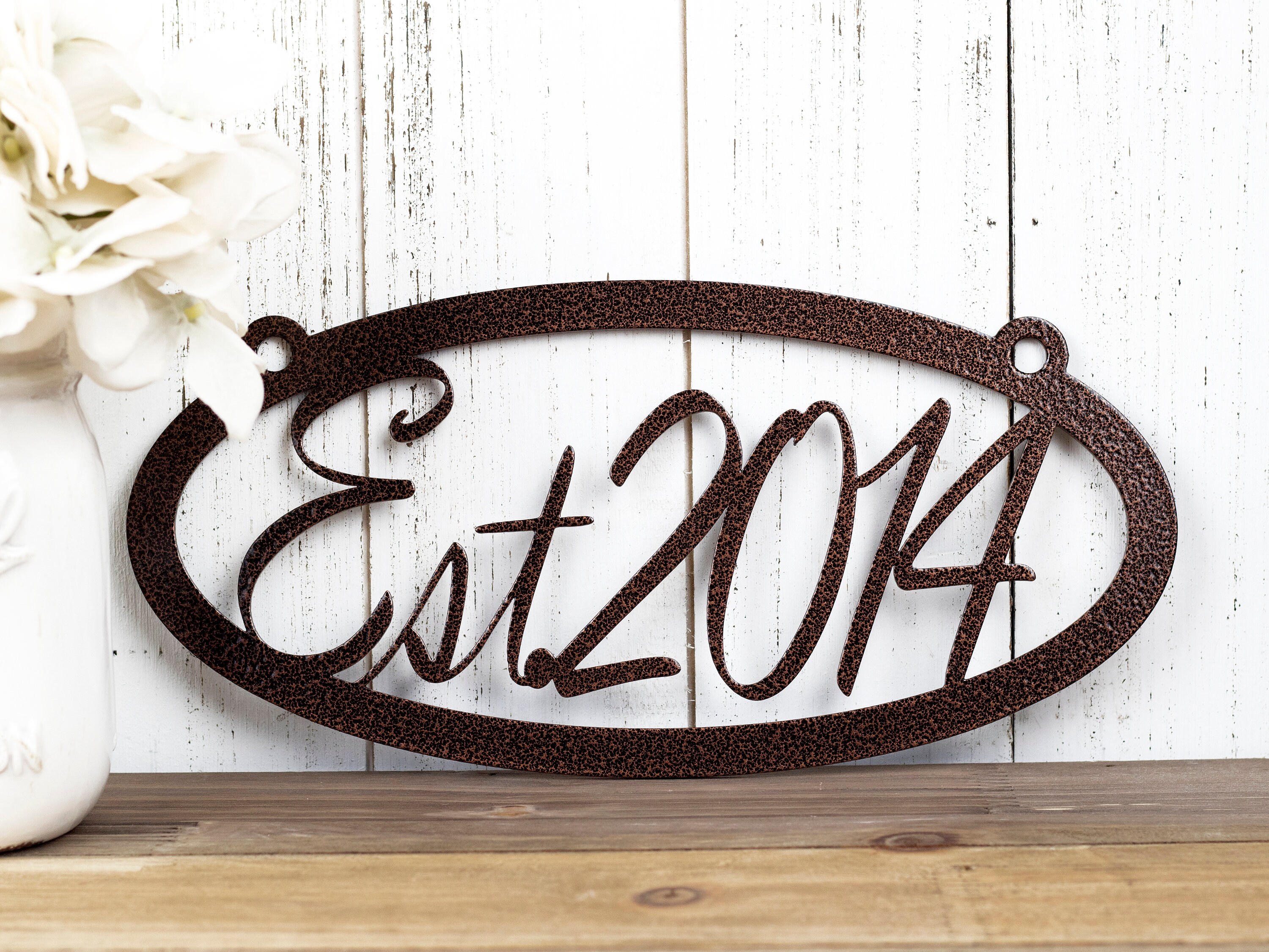 Established Sign for House, Metal Sign Outdoors, Outside Sign ...