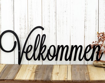 Norwegian Welcome Sign | Etsy