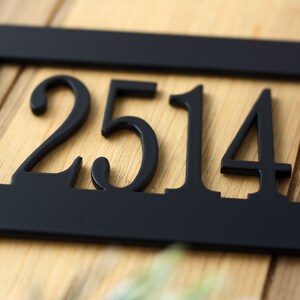 Metal Address Sign Custom Metal Sign Outdoor House Number - Etsy