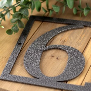 Rustic House Numbers, Custom Metal Sign, Farmhouse Decor, Housewarming ...