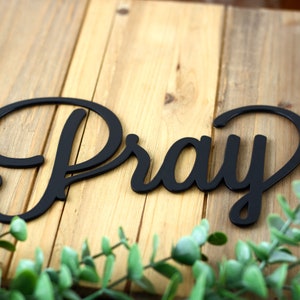Eat Pray Love Metal Sign, Kitchen Decor, Family Sign, Metal Wall Art ...